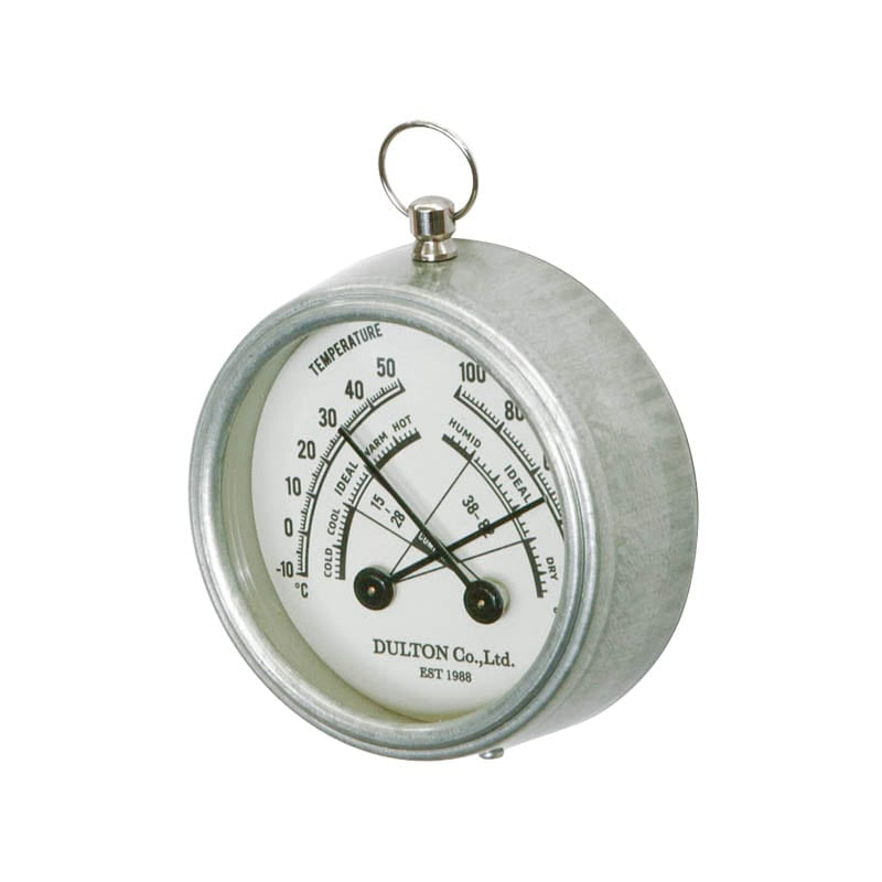 DULTON THERMO-HYGROMETER CIRCLE 溫濕計 – GREENFLAGHK